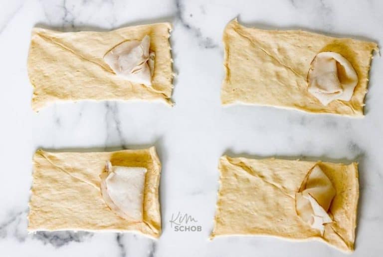 3 Ingredient Homemade Hot Pockets with crescent rolls - Turkey Lunch ...