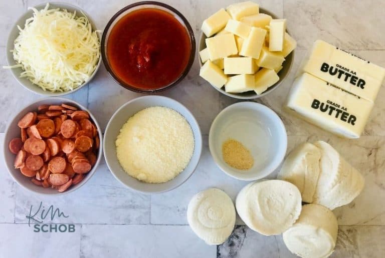 Pull Apart Pepperoni Mozzarella Pizza Monkey Bread Kim Schob