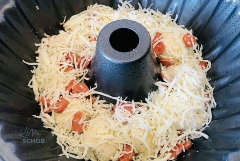 Pull Apart Pepperoni Mozzarella Pizza Monkey Bread Kim Schob