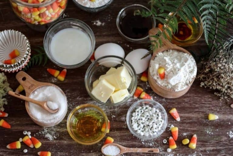 Candy Corn "Flavored" Cupcakes From Scratch! - Kim Schob