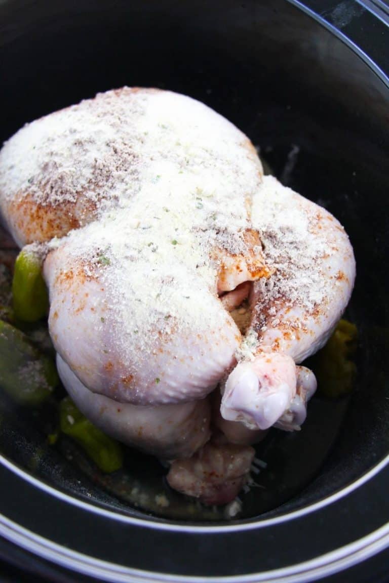 Slow Cooker Mississippi Chicken - Kim Schob