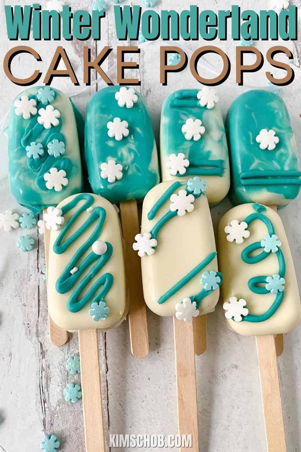 Winter Wonderland Cake Pops - Kim Schob