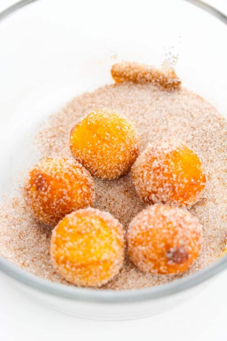 Cinnamon Sugar Donut Holes - Kim Schob