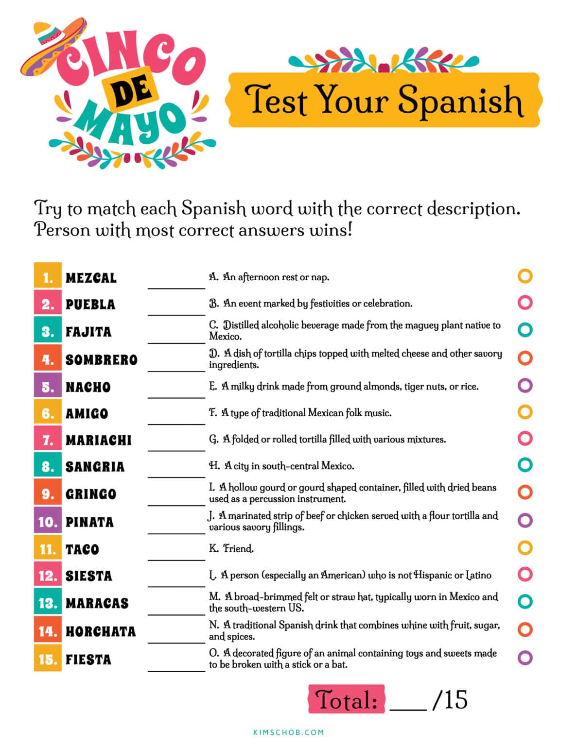 Cinco de Mayo Games Everyone Will Love - Kim Schob