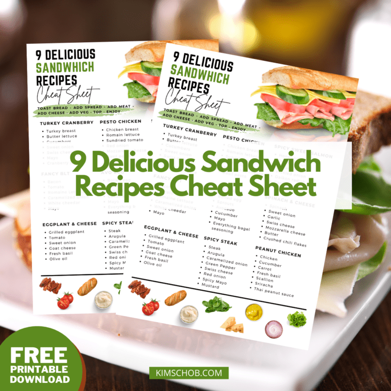 Easy Sandwich Recipes - Kim Schob