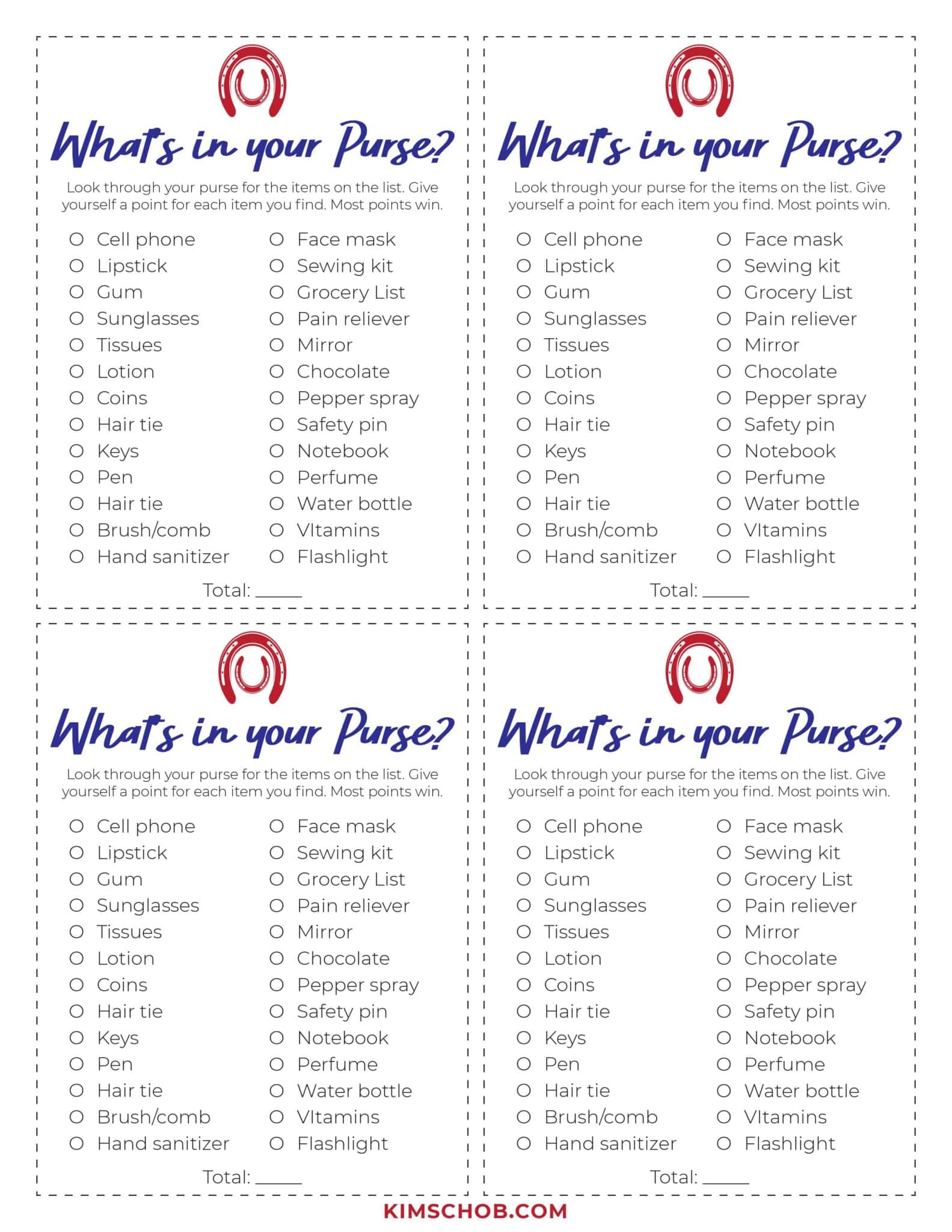 Free Kentucky Derby Printable Games - Kim Schob