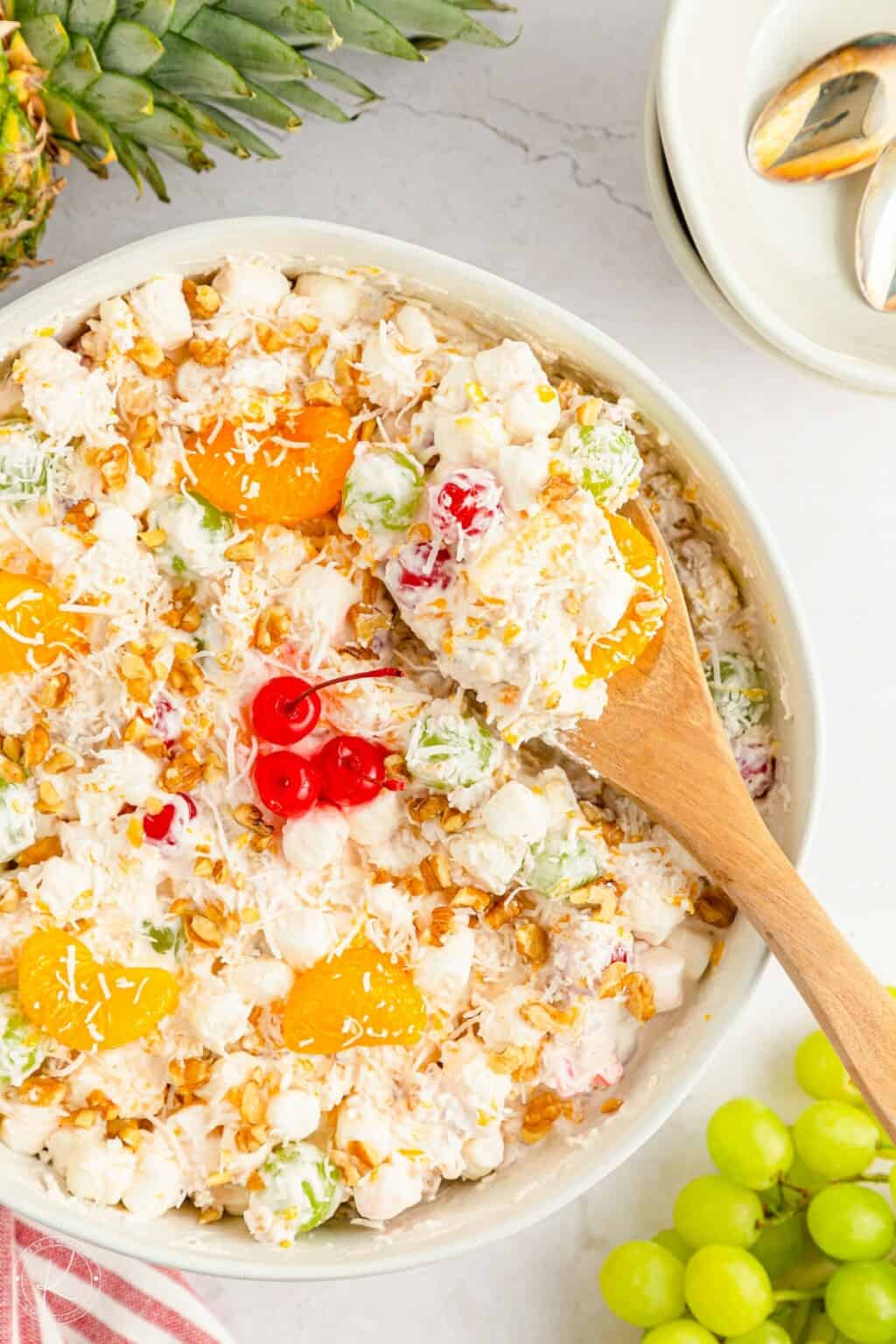 Easy Ambrosia Fruit Salad - Kim Schob