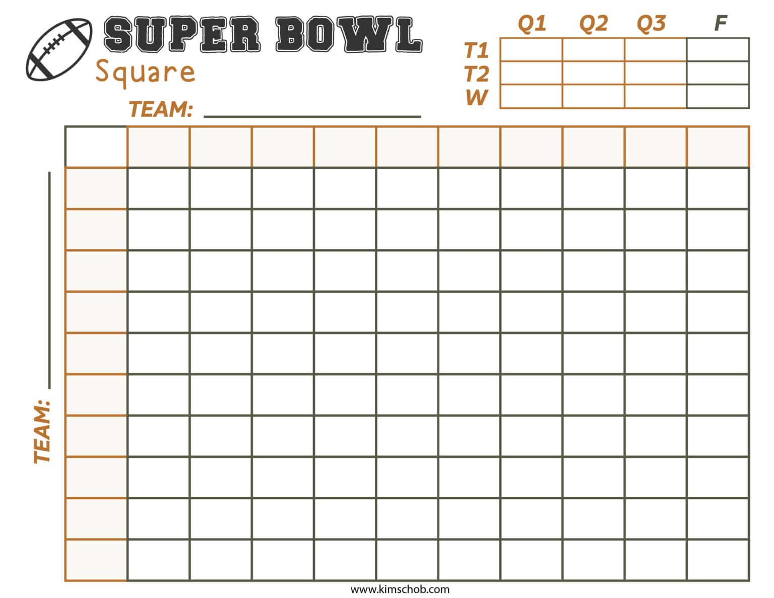 Free Football Printables - Printable Game Day Activities! - Kim Schob