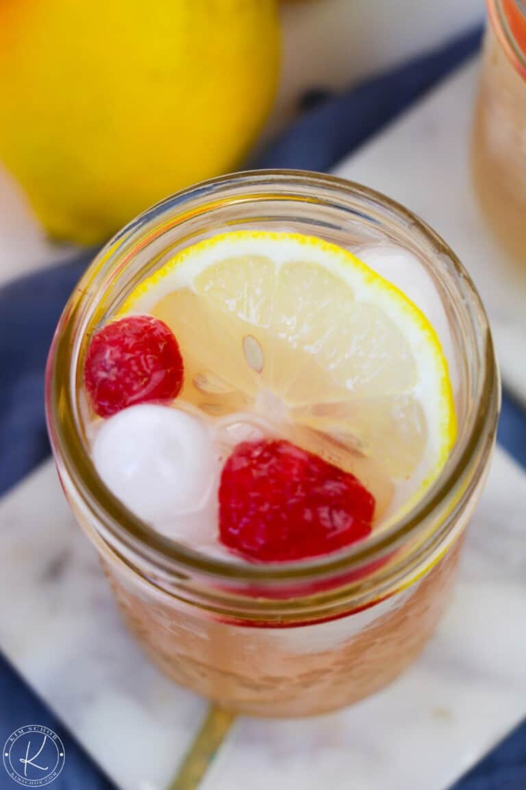 3 Ingredient Rose Lemonade Cocktail - Kim Schob