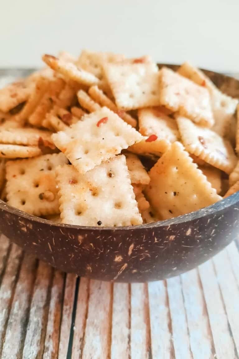Spicy Alabama Fire Crackers With Mini Saltines - Kim Schob