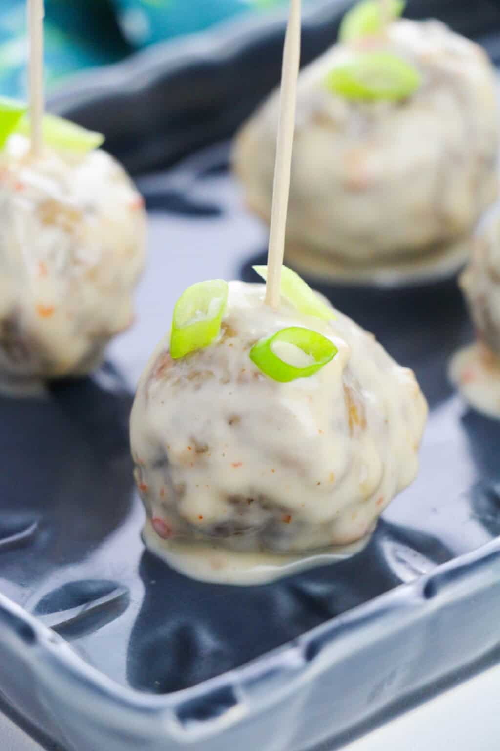 Meatball Party Appetizer: Easy Sweet & Spicy Bang Bang Meatballs - Kim ...