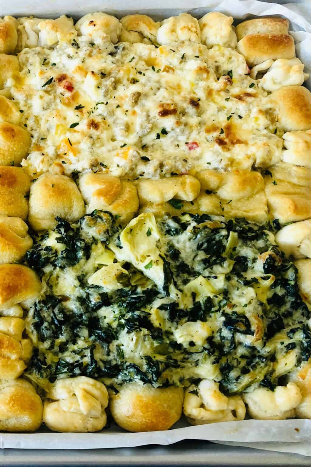 Easy Hot Party dips: 4 Dips In One Pan! - Kim Schob