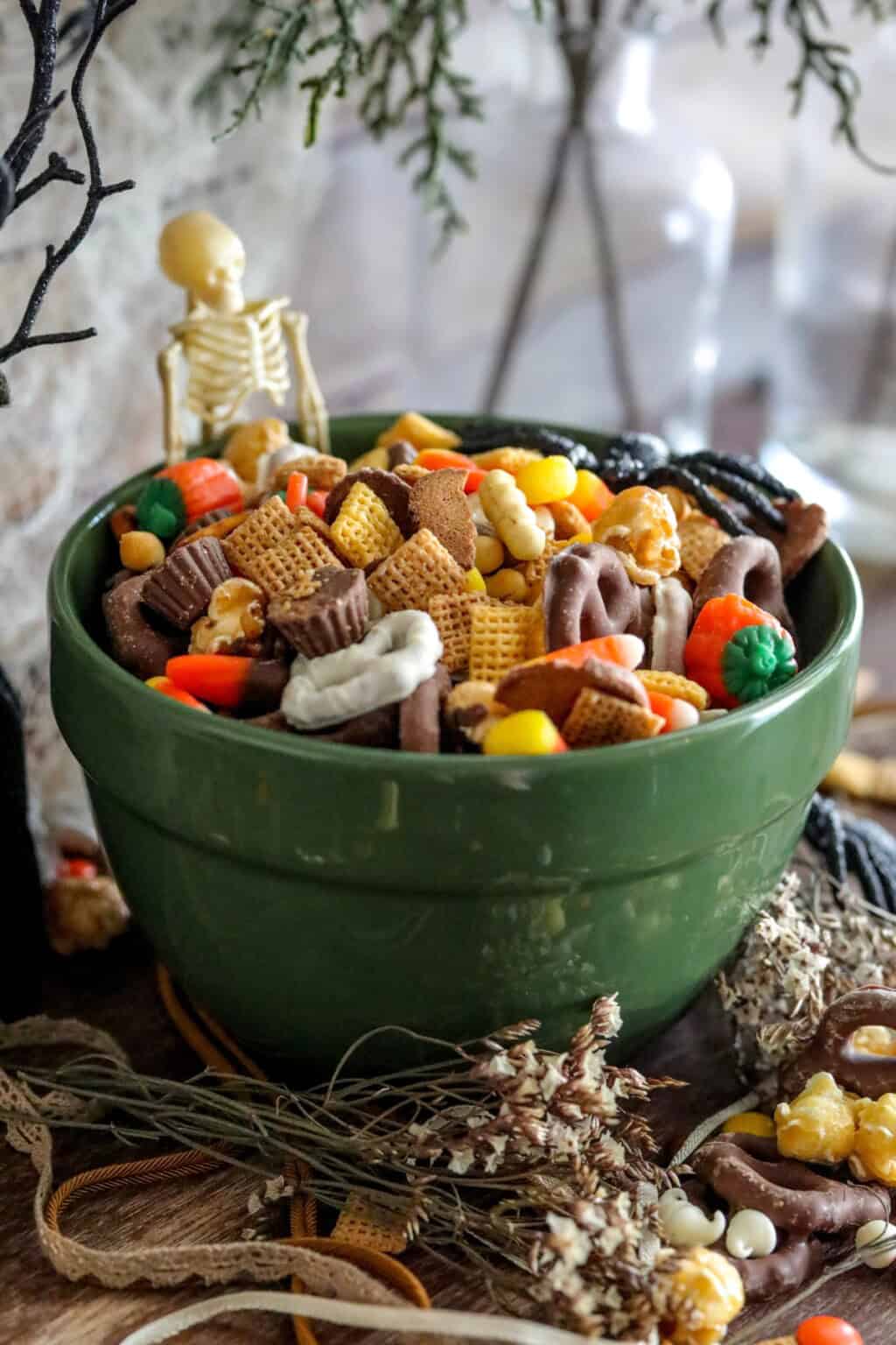 3-Minute Fall Chex Party Snack Mix (No Bake Recipe) - Kim Schob