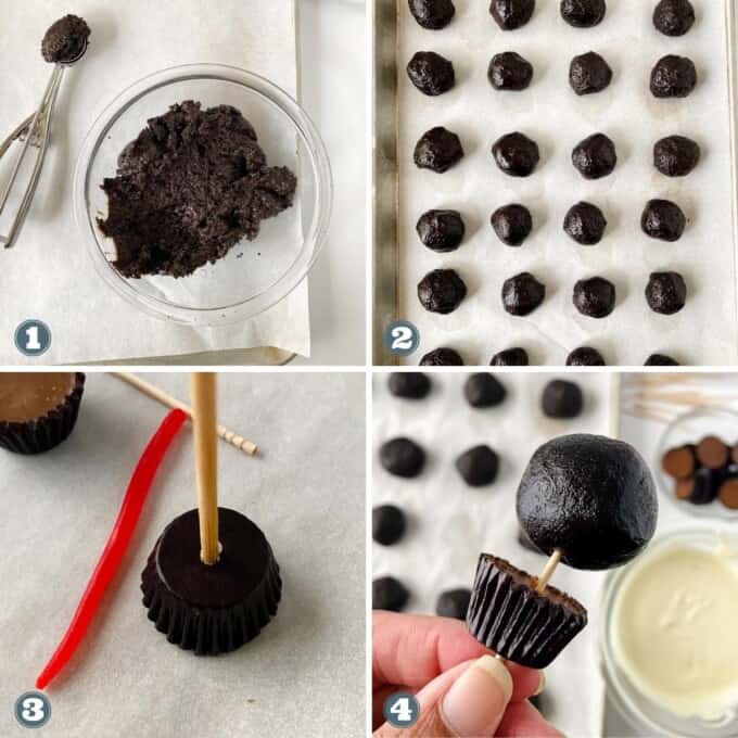 Christmas Oreo Balls Recipe (Easy Holiday Truffles) - Kim Schob