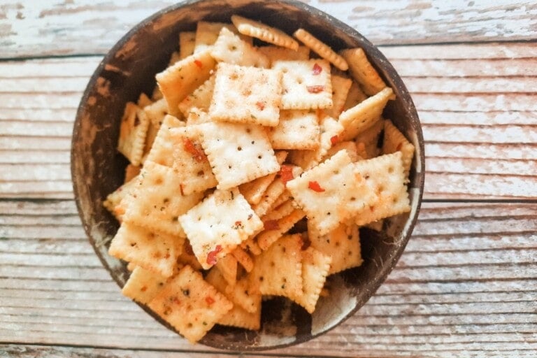 Spicy Alabama Fire Crackers With Mini Saltines - Kim Schob