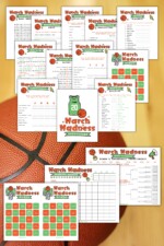 March Madness Basketball Party Ideas (Free Printables) - Kim Schob