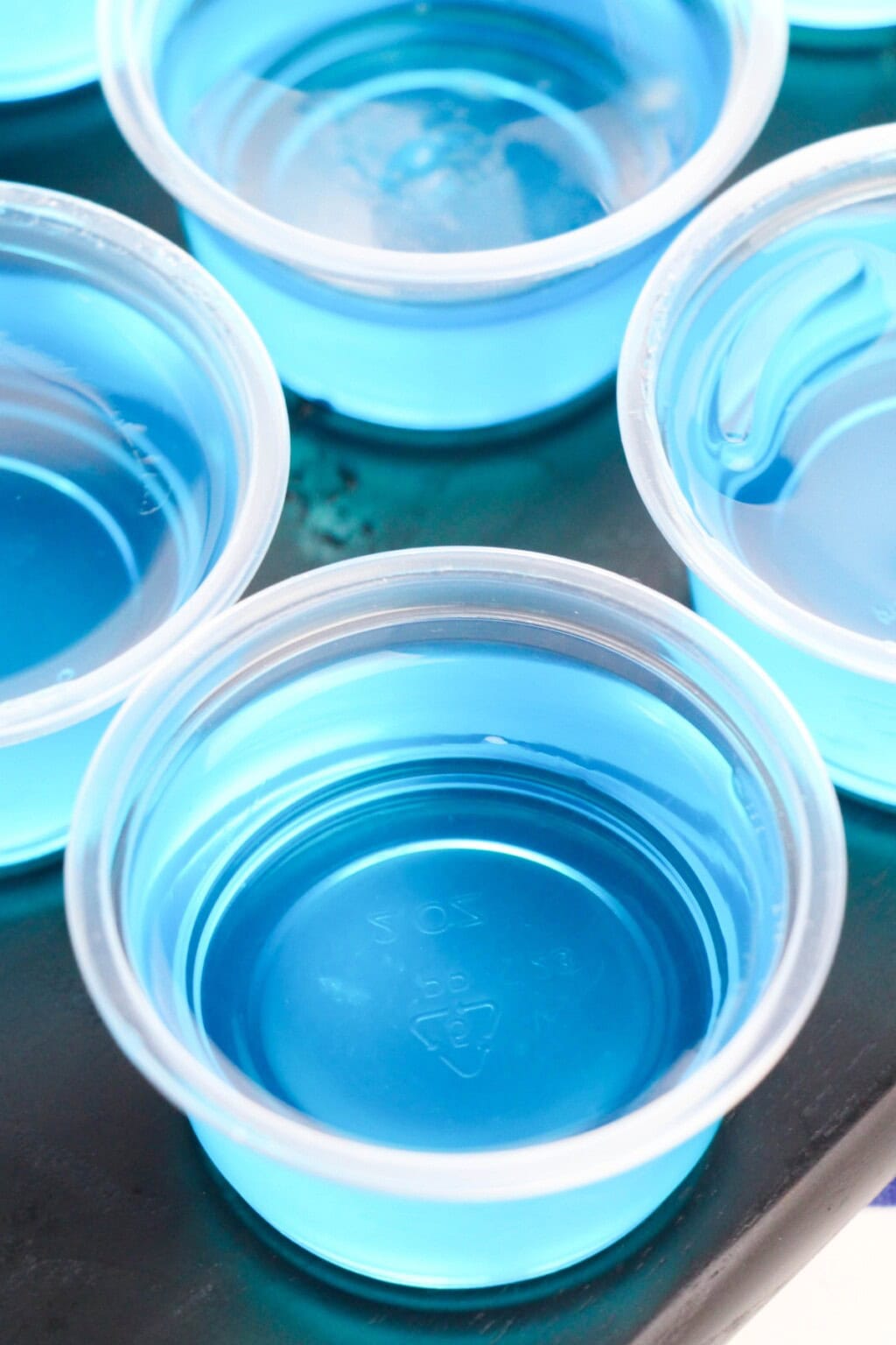 Blue Raspberry Jello Shots - Kim Schob