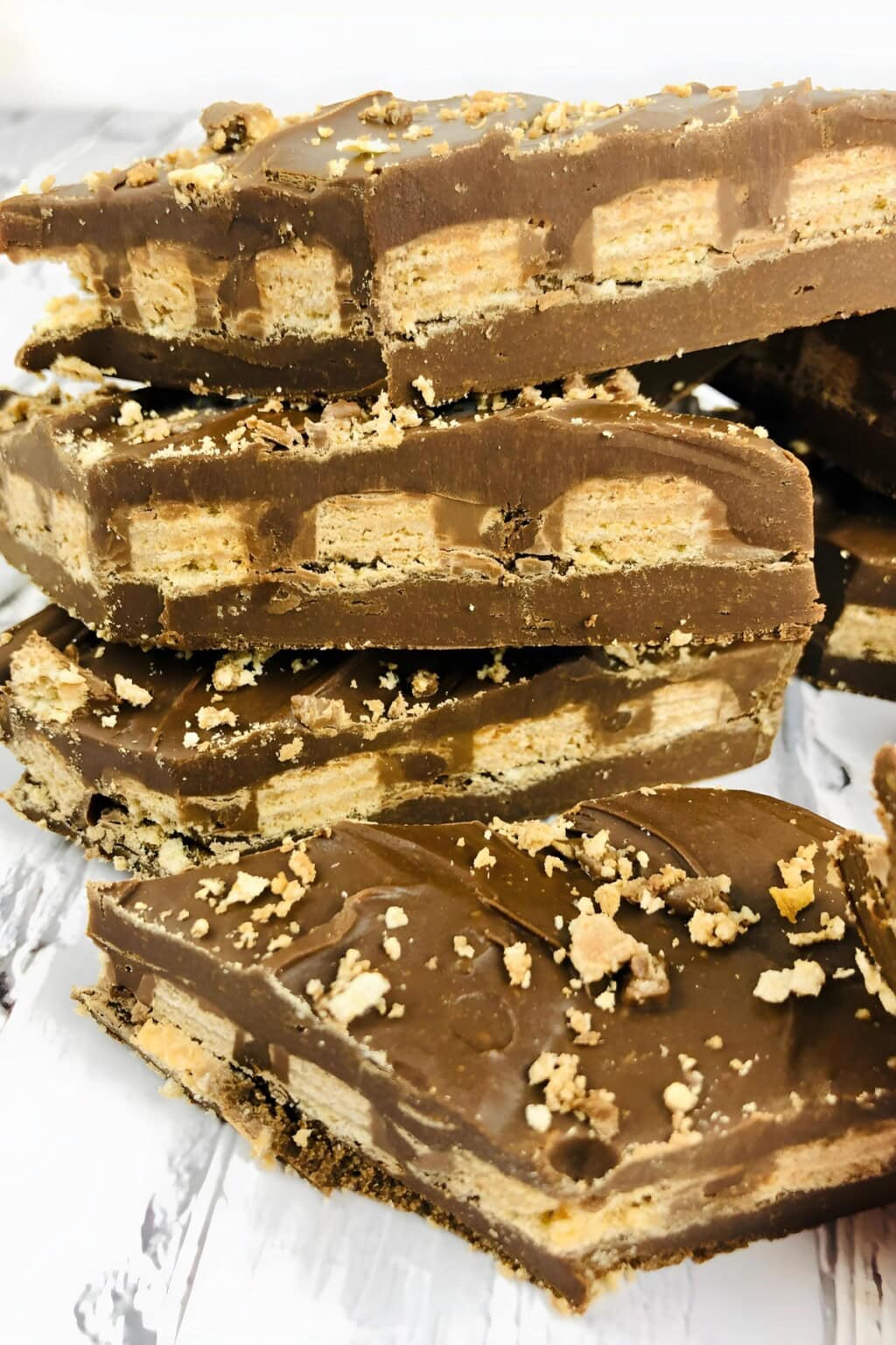 Easy Kit Kat Fudge Recipe (No Bake!) - Kim Schob