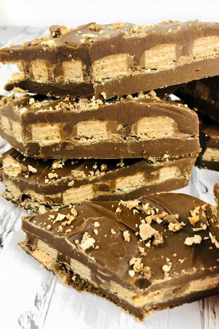 Easy Kit Kat Fudge Recipe (No Bake!) - Kim Schob
