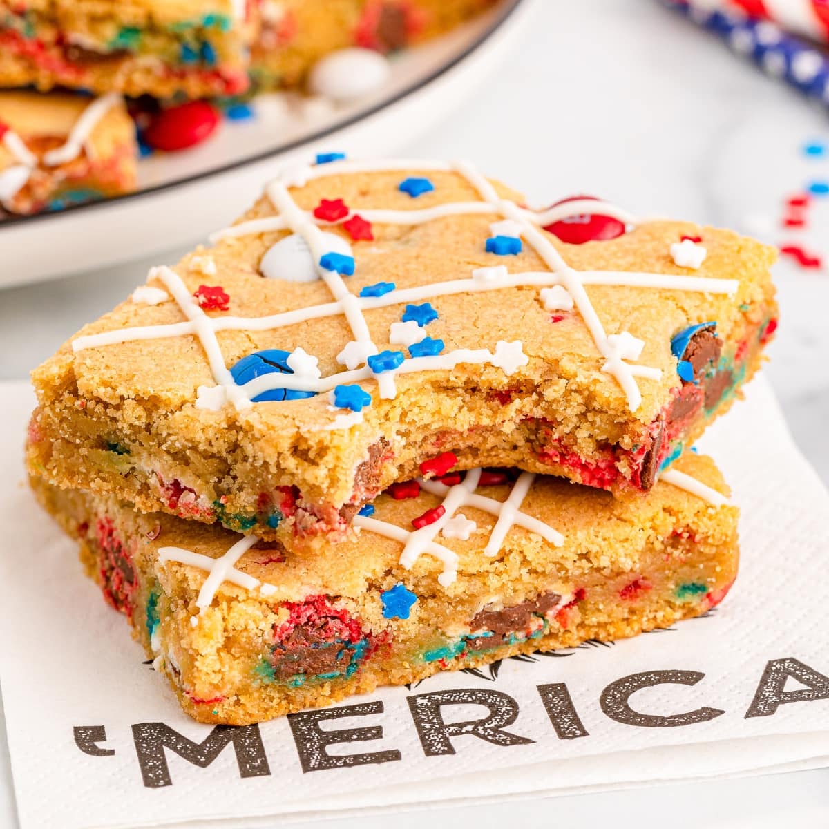 Delicious Crumbl Blue Monster Cookie - Kim Schob