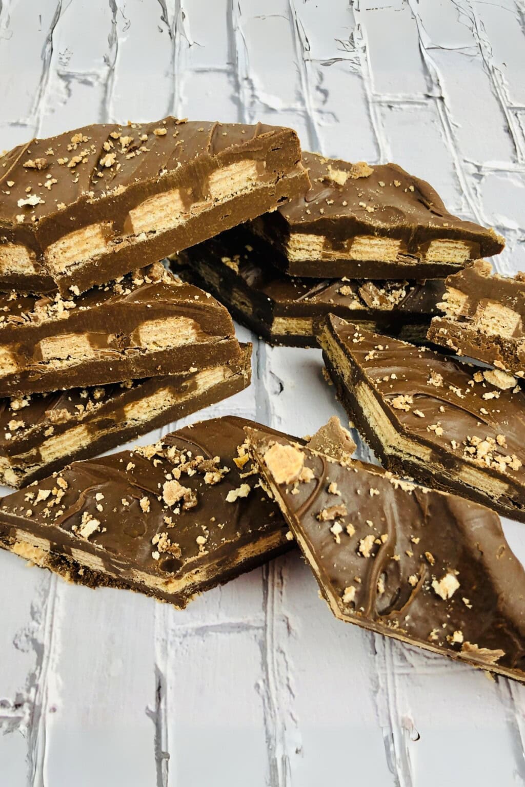 Easy Kit Kat Fudge Recipe (No Bake!) - Kim Schob