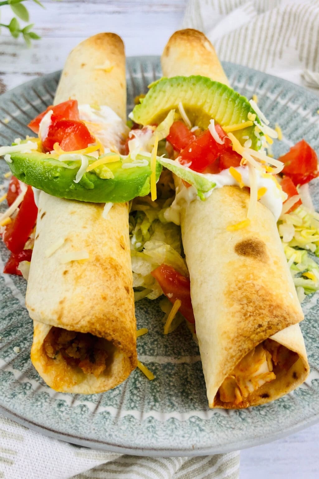 Baked Rolled Tacos (Ready in 20 Minutes!) - Kim Schob