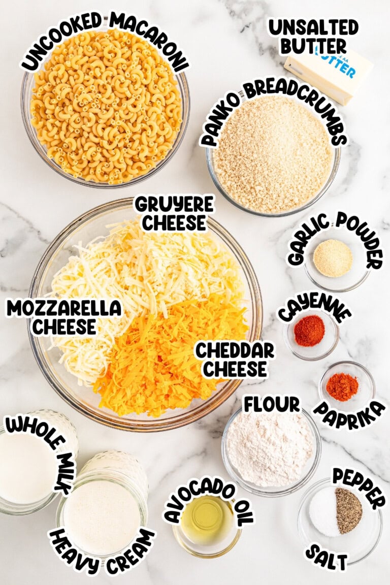 Creamy Baked Mac and Cheese (Easy Homemade Recipe!) - Kim Schob