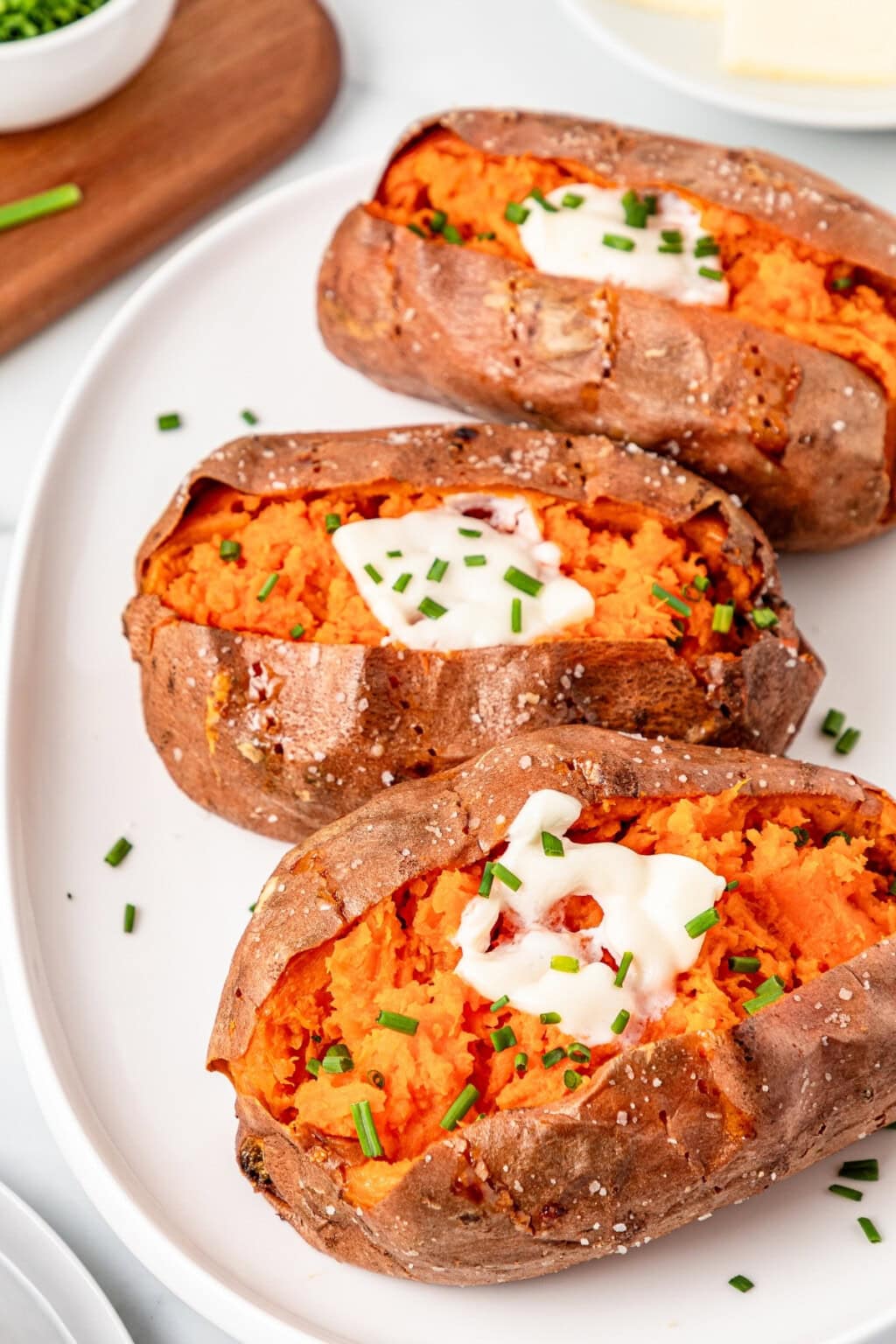 Baked Sweet Potatoes (Perfect Oven Baked Recipe) - Kim Schob