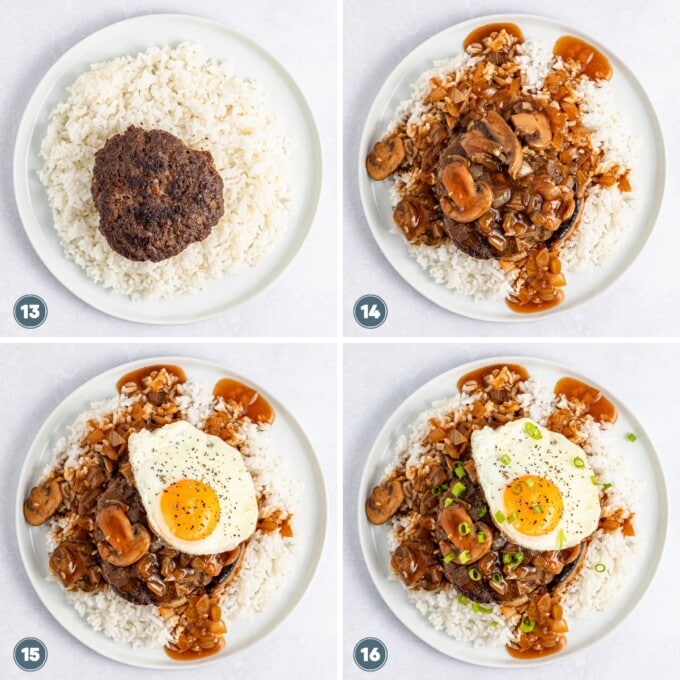 Best Loco Moco Hawaiian Hamburger Recipe With Gravy - Kim Schob