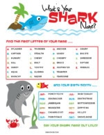 Free Printable Shark Week Games for Kids - Kim Schob