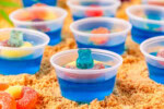 Blue Beach Jello Shot Drinks With Berry Blue Jello - Kim Schob