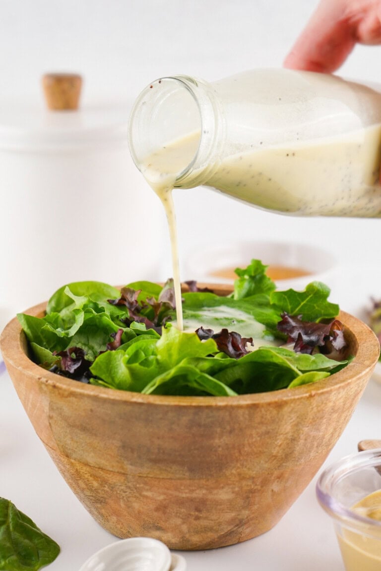 Homemade Creamy Poppy Seed Dressing with Mayonnaise - Kim Schob