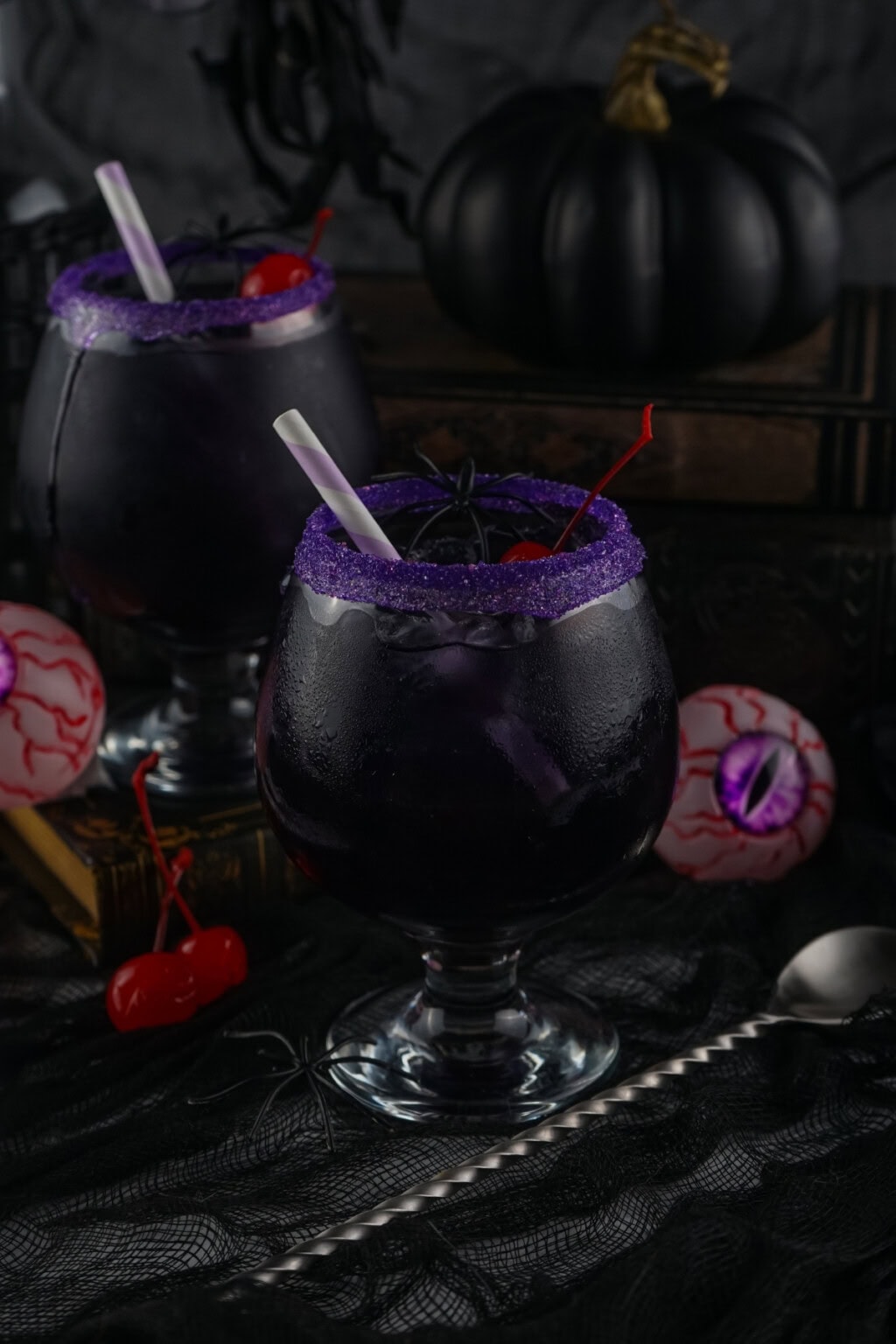 Purple People Eater Drink (Halloween Cocktail Recipe) - Kim Schob