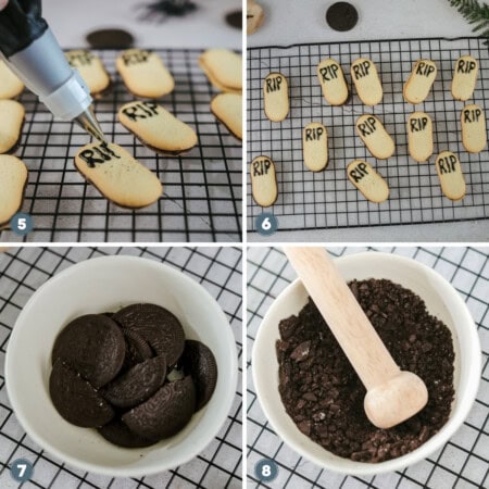 RIP Graveyard Brownies For A Spooky Halloween Treat - Kim Schob