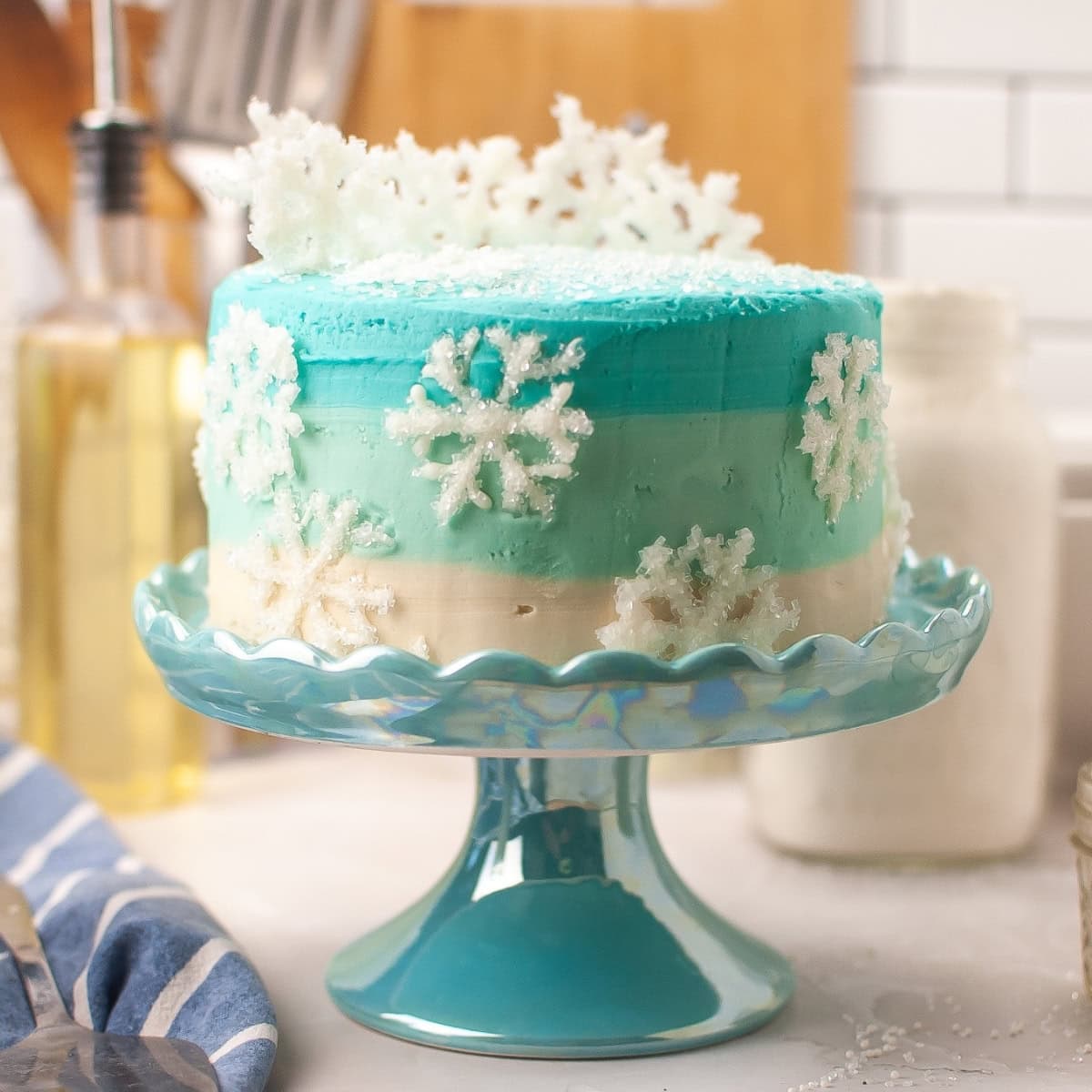 Winter Theme Cake Ideas Snowman Cake For Christmas Curly Girl