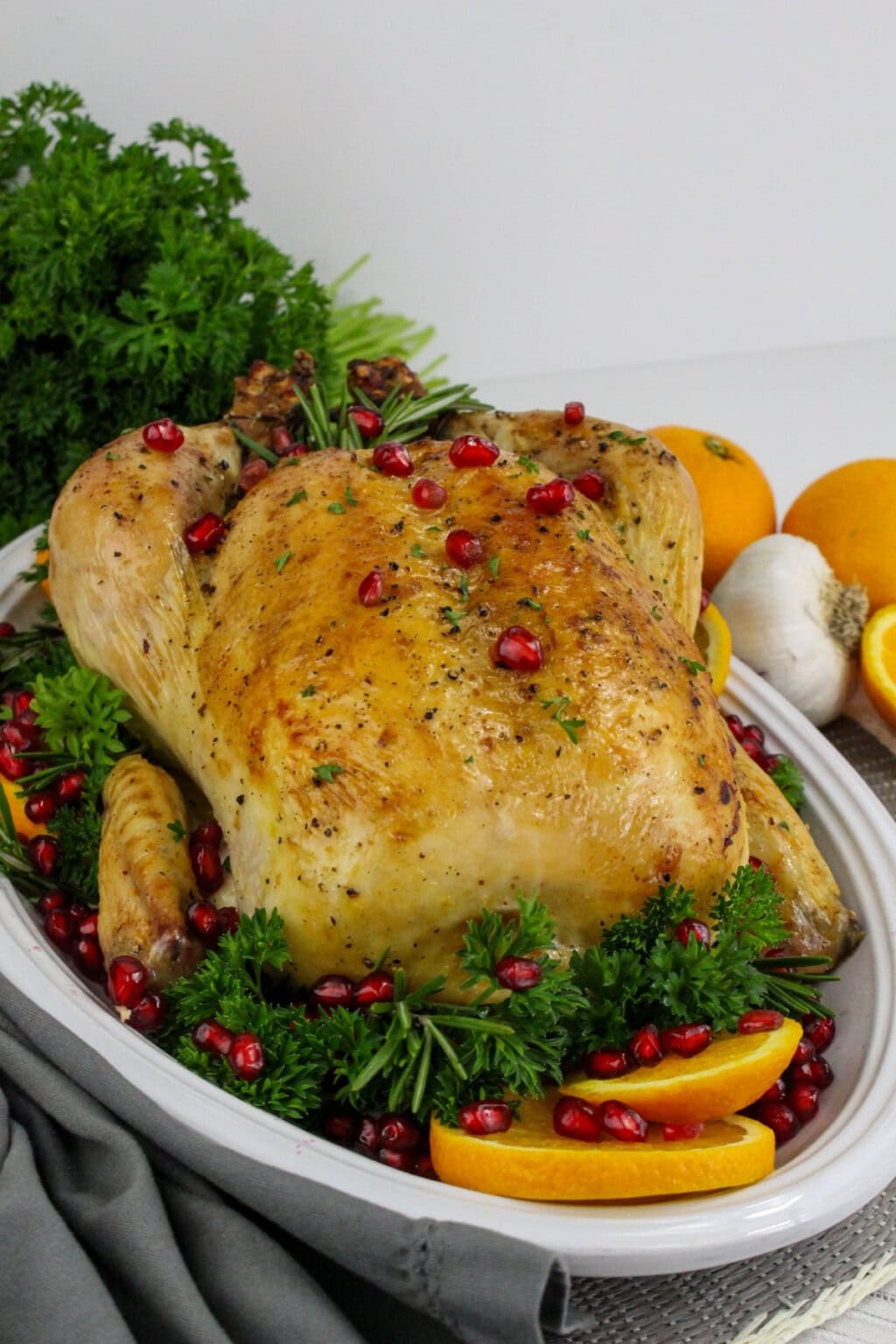 Christmas Chicken Recipe (Easy Holiday Roast Chicken) - Kim Schob