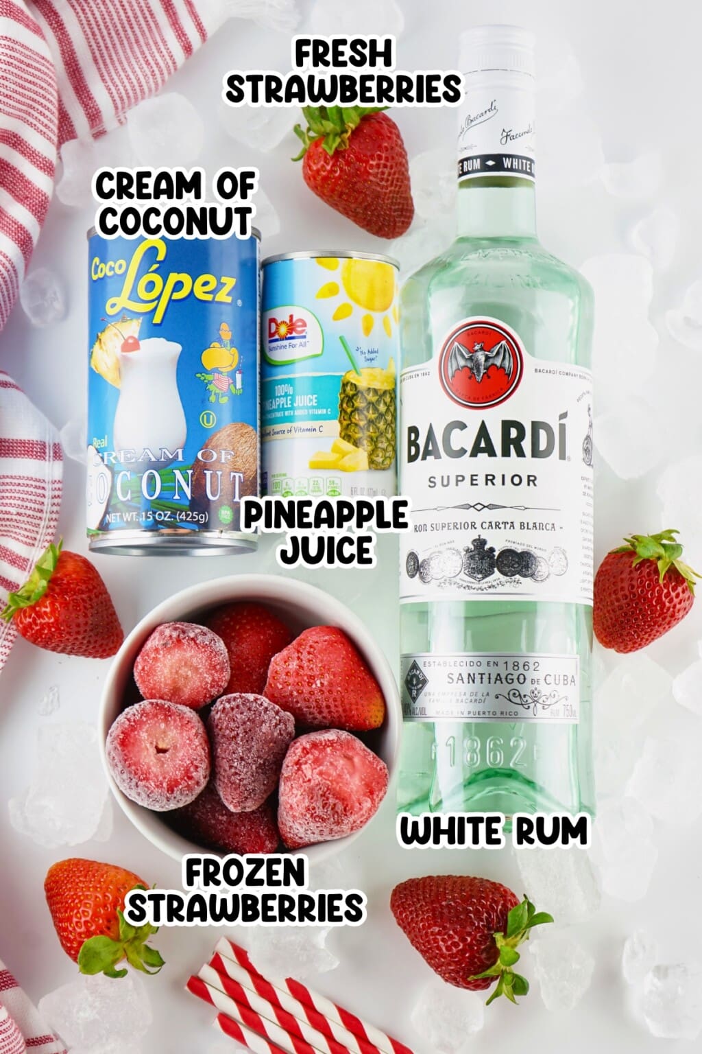Strawberry Pina Colada Recipe - Kim Schob
