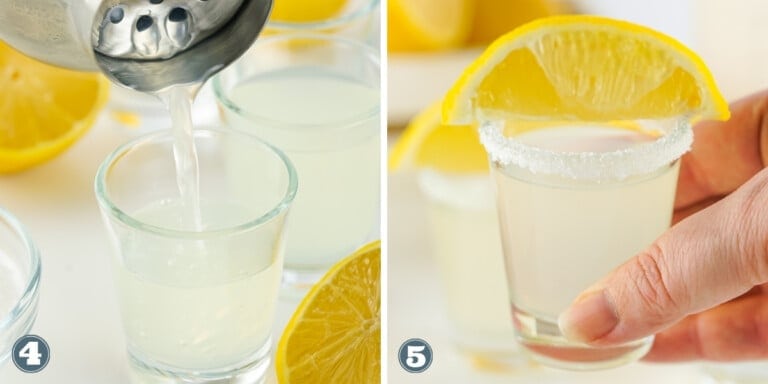 Lemon Drop Shots (Easy 3 Ingredient Recipe) - Kim Schob