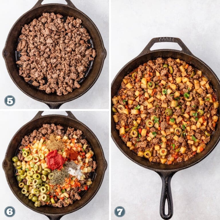 Authentic One-Pan Picadillo Beef Recipe - Kim Schob