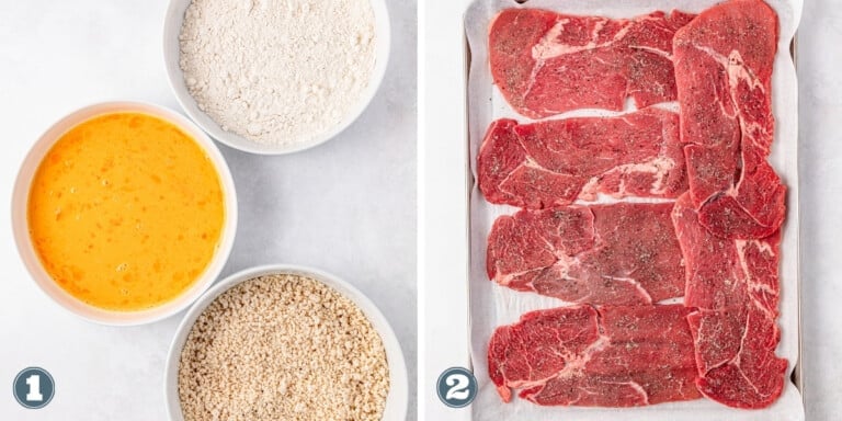 Beef Milanesa Steak Recipe - Kim Schob