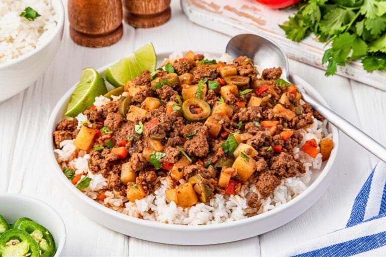 Authentic One-Pan Picadillo Beef Recipe - Kim Schob