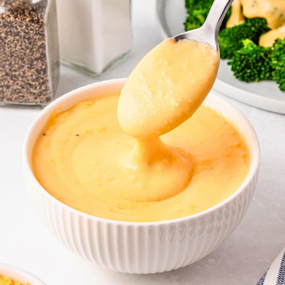 Easy Cheddar Cheese Sauce Recipe - Kim Schob