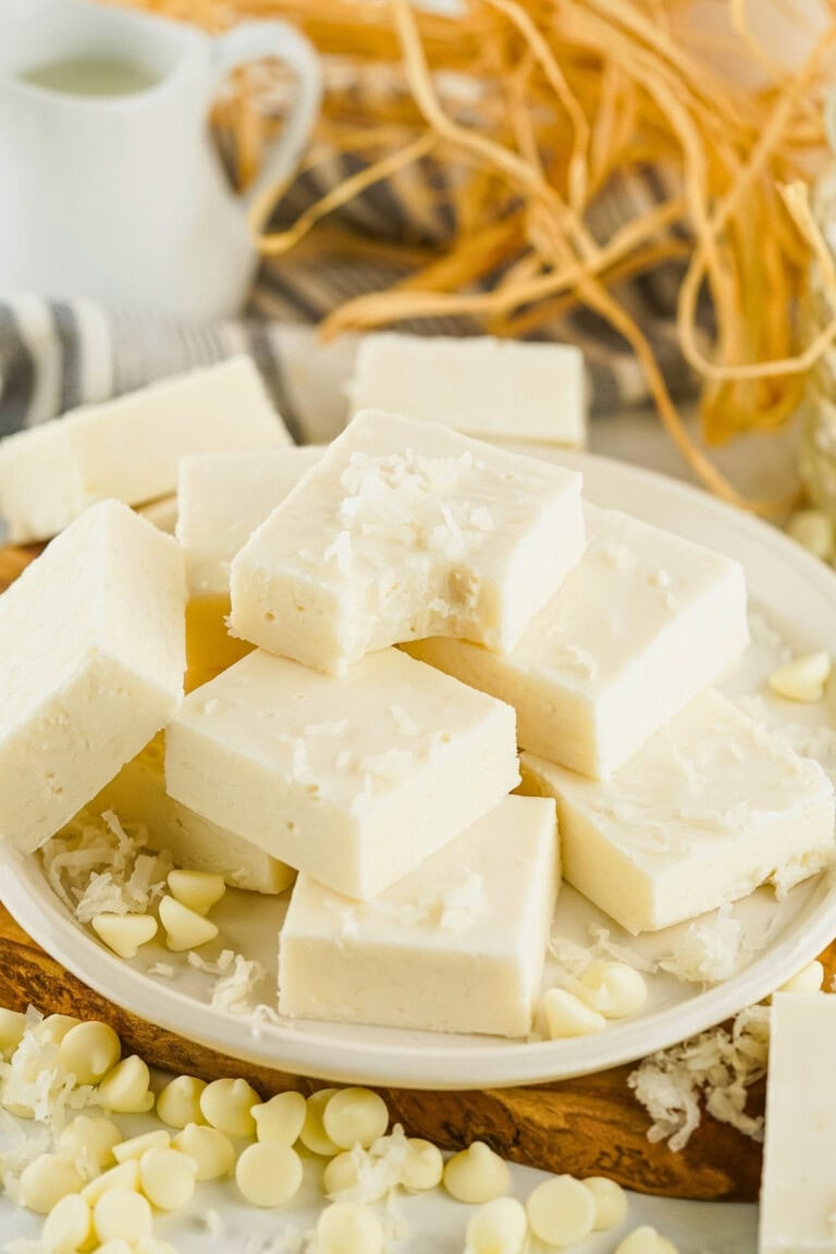 Easy Coconut Fudge Recipe - Kim Schob