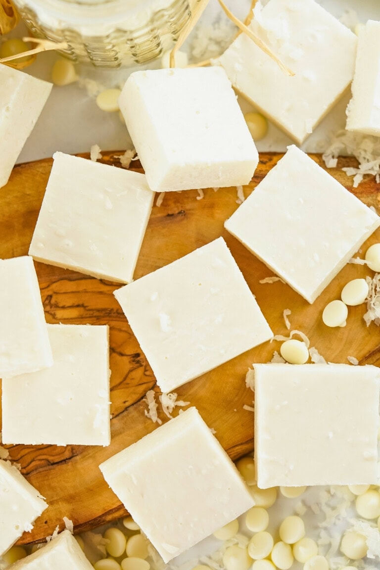 Easy Coconut Fudge Recipe - Kim Schob