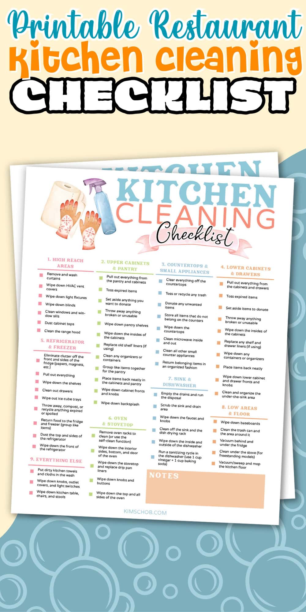 Ultimate Kitchen Cleaning Checklist: Daily, Weekly, and Monthly Tasks ...