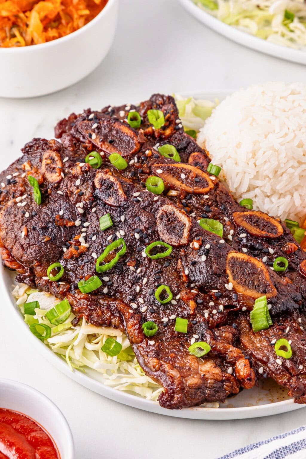 Baked Korean BBQ Short Ribs (Authentic LA Galbi Recipe) - Kim Schob