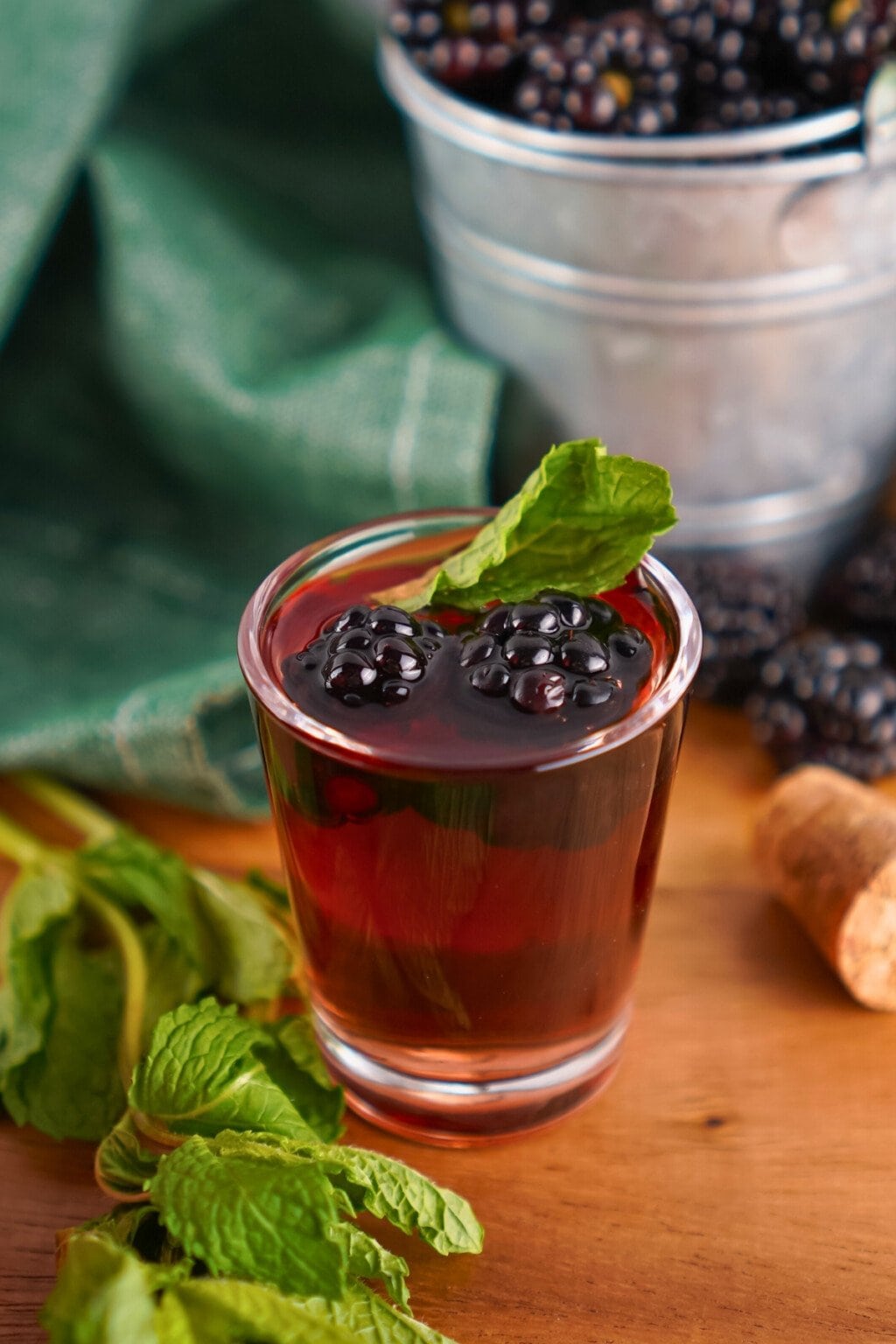 Homemade Blackberry Liqueur - Kim Schob