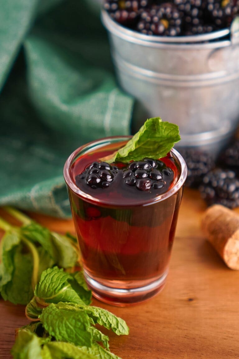 Homemade Blackberry Liqueur - Kim Schob