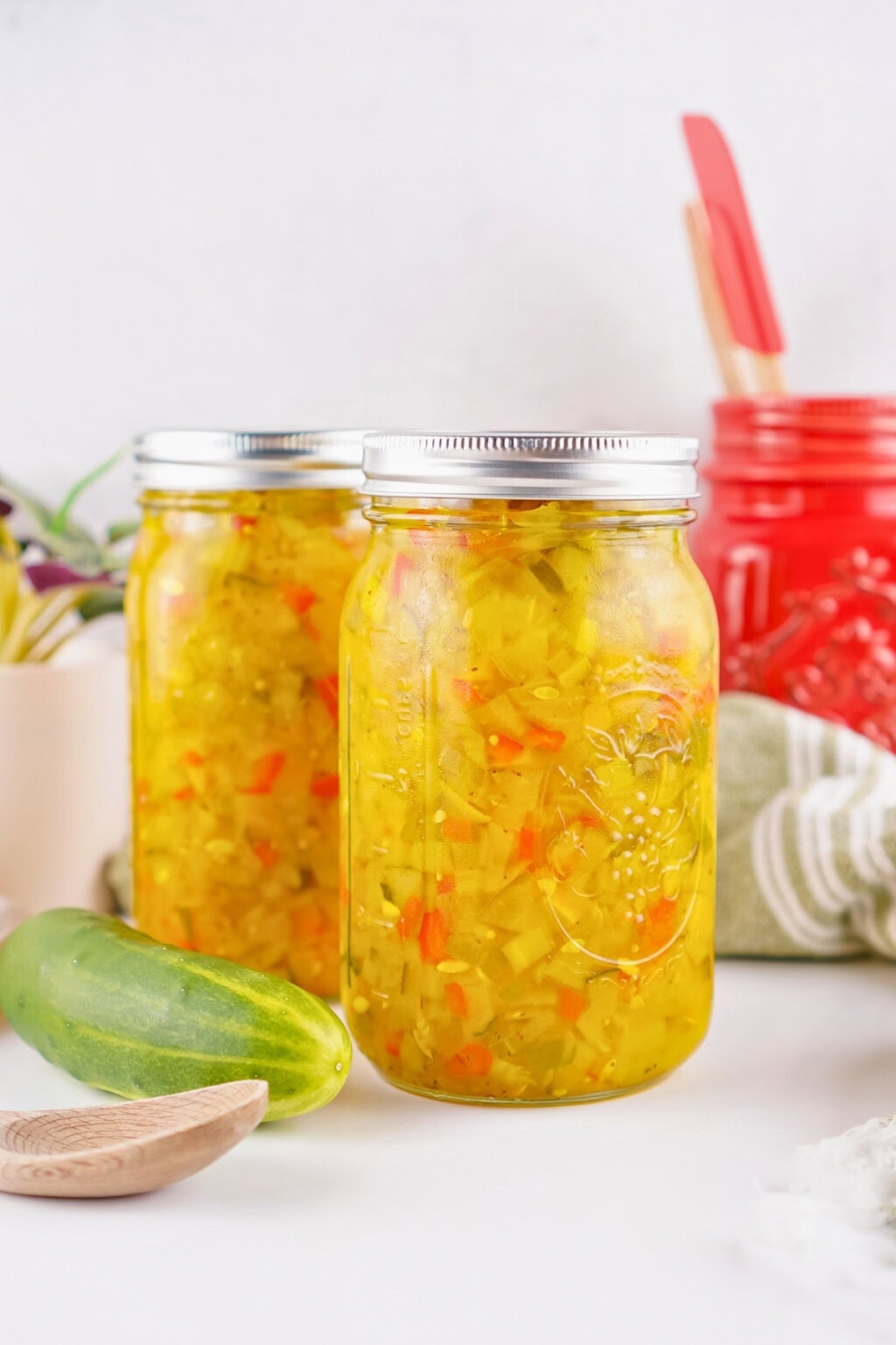 Homemade Sweet Relish (Easy Canning or Refrigerator Method) - Kim Schob
