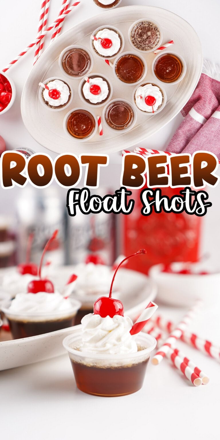 Root Beer Float Jello Shots with Vanilla Vodka - Kim Schob